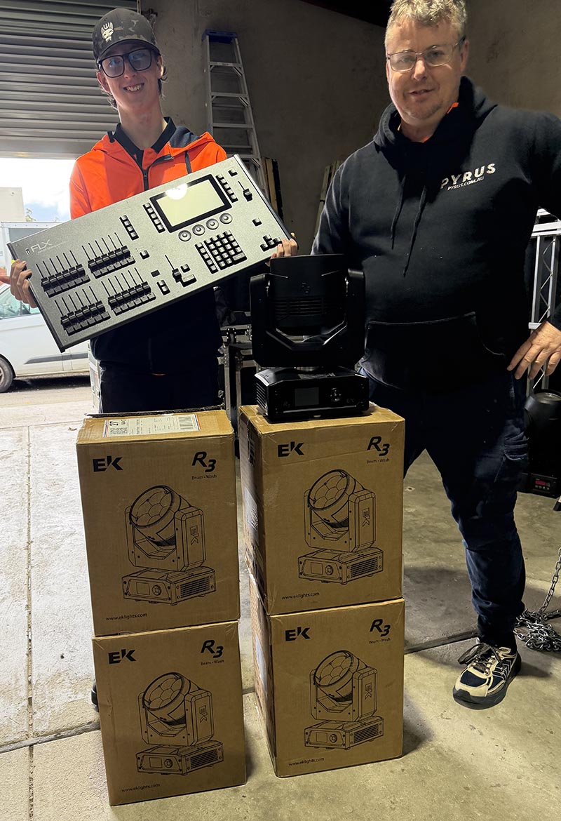 Pyrus Events Adds ShowPRO R3 Washes and FLX S24 Console – ALIA
